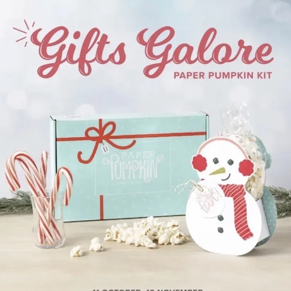 Stampin' Up! | Party Supplies | Gifts Galore Holiday Paper Pumpkin Card ...